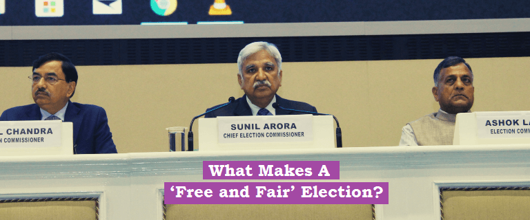 What Makes A ‘Free and Fair’ Election? (EPW Article) - CG Competition Point